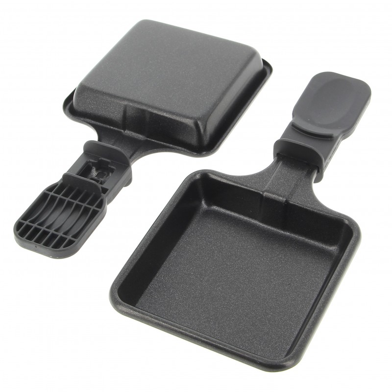 Poêlon carré pour raclette, jeu de 2
